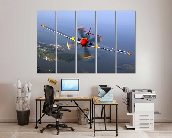 Canvas Set of Airplane Aircraft Painting on Canvas Aircraft | Etsy