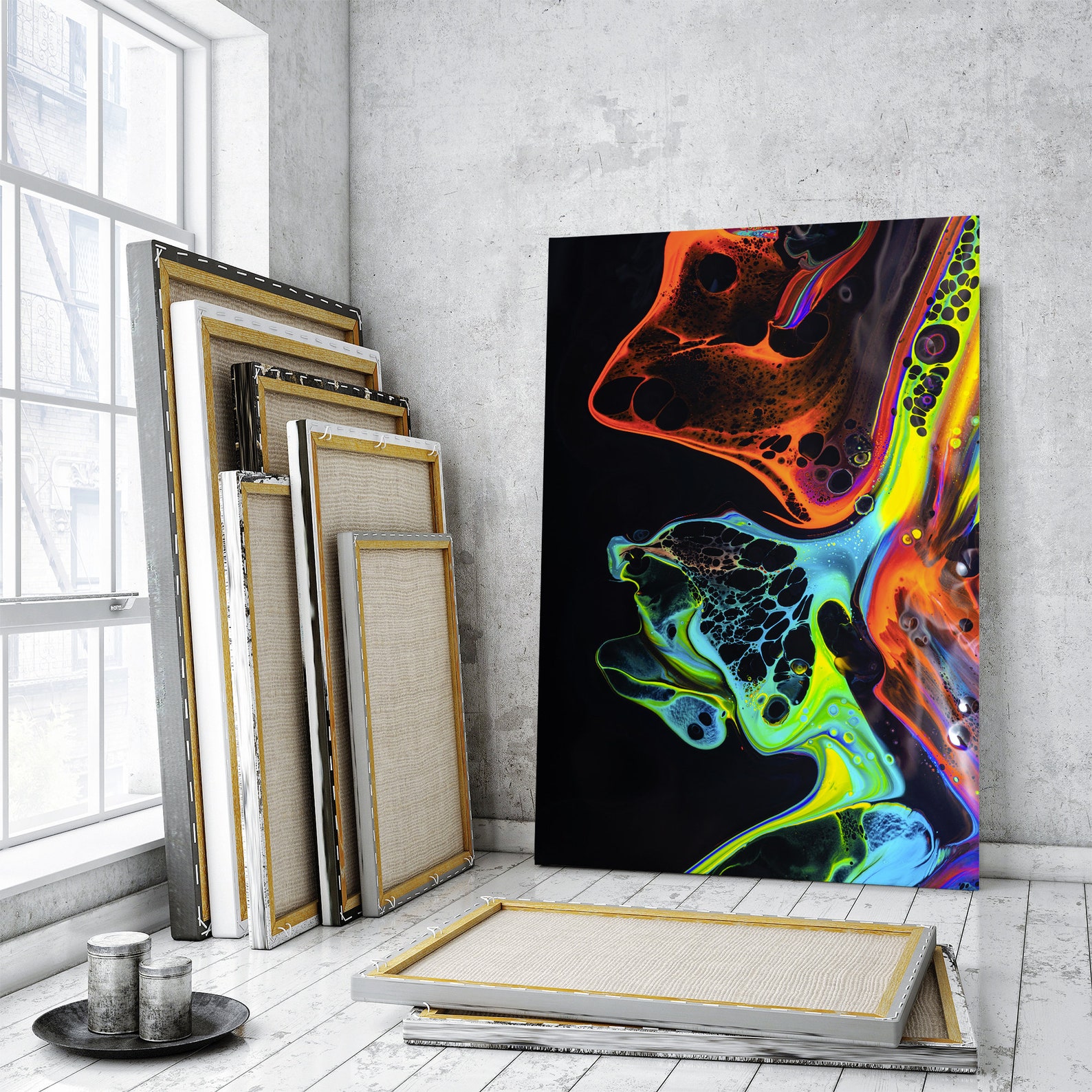 Multicolor Abstract Art for Wall Popular Abstract Art for - Etsy