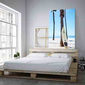 Surf Print Surfboard Canvas Art Surfboard Wall Art Surfboard | Etsy