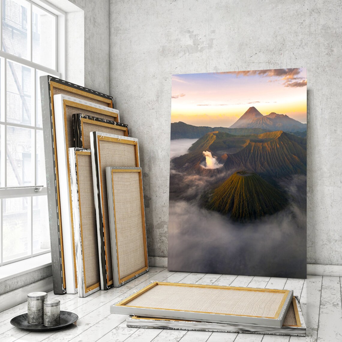 Volcanoes Print Volcanoes Landscape Volcanoes Wall Decor - Etsy