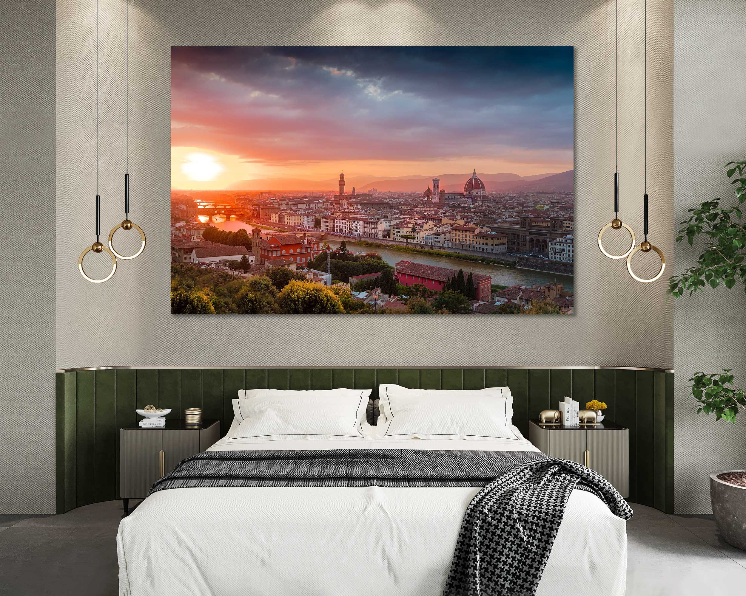 Canvas Set of Florence Italy Wall Decor for Home | Etsy