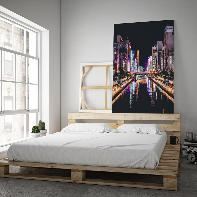 Osaka Wall Decor for Home, Japan Print Canvas Art, Osaka Cityscape ...