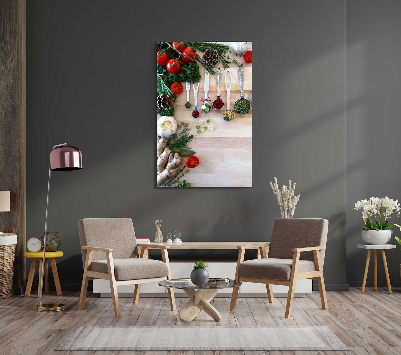 Spice Stylish Wall Art for Kitchen, Spices Wall Decor, Kitchen Wall Art ...