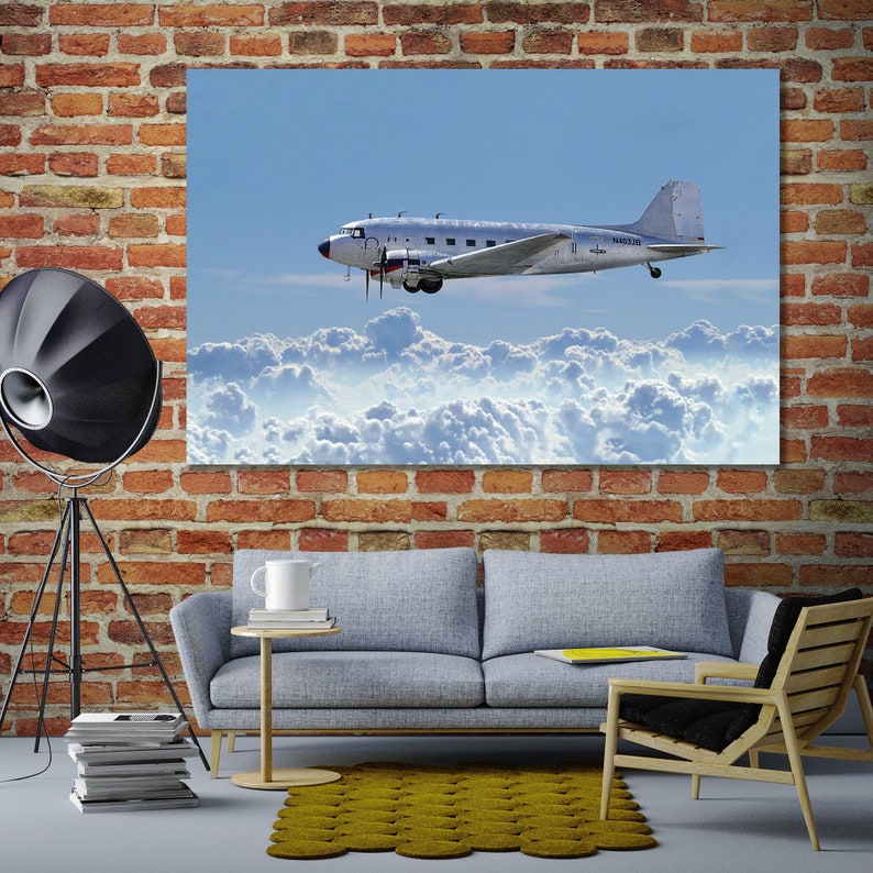 Canvas Set of Airplane Aircraft Cool Canvas Art Aerodrome | Etsy