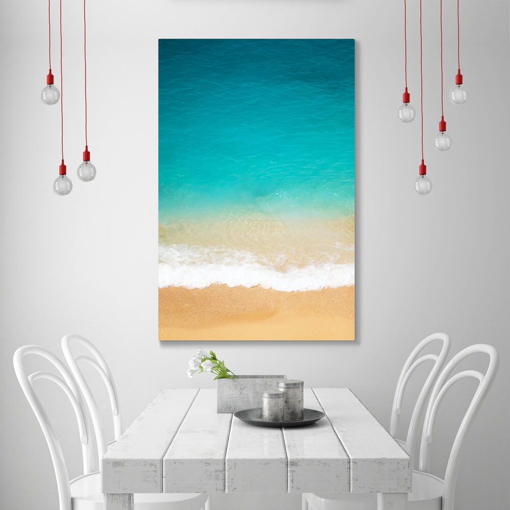 Seaside Wall Art Beach Printable Art Ocean Poster, Top View Sea ...