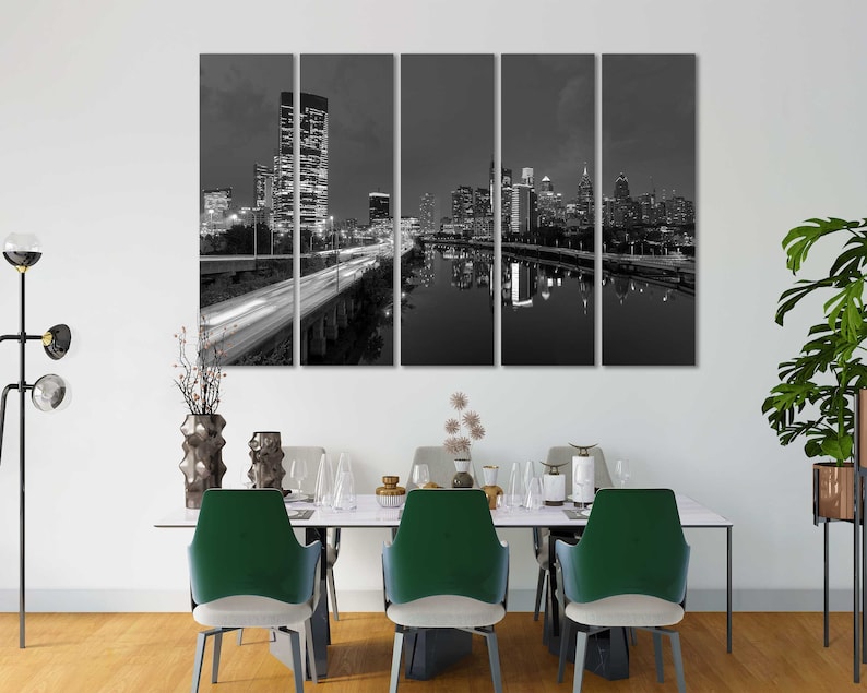 Canvas Set of Philadelphia City Pennsylvania Wall Decor - Etsy