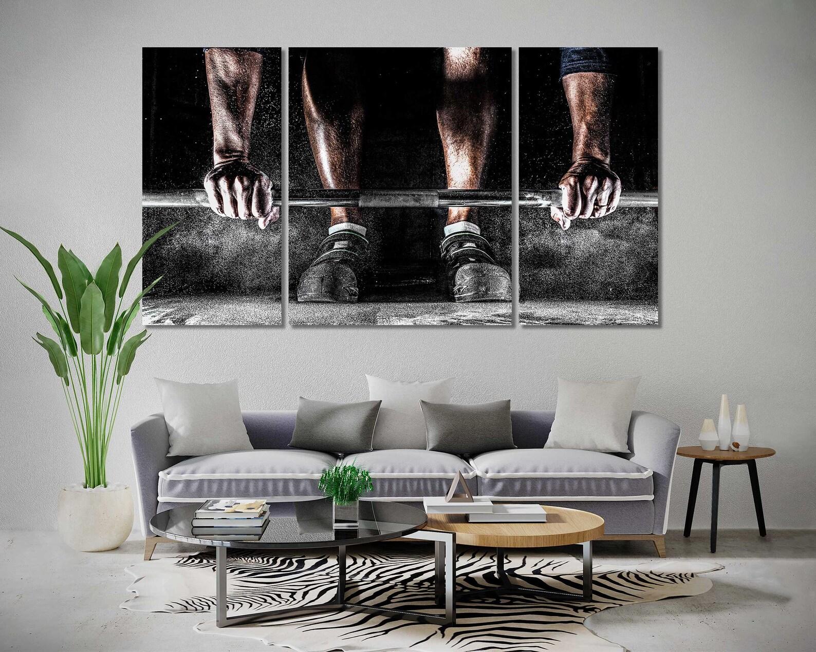 Gym Canvas Prints Wall Art Crossfit Canvas Art for Wall Decor Gym ...