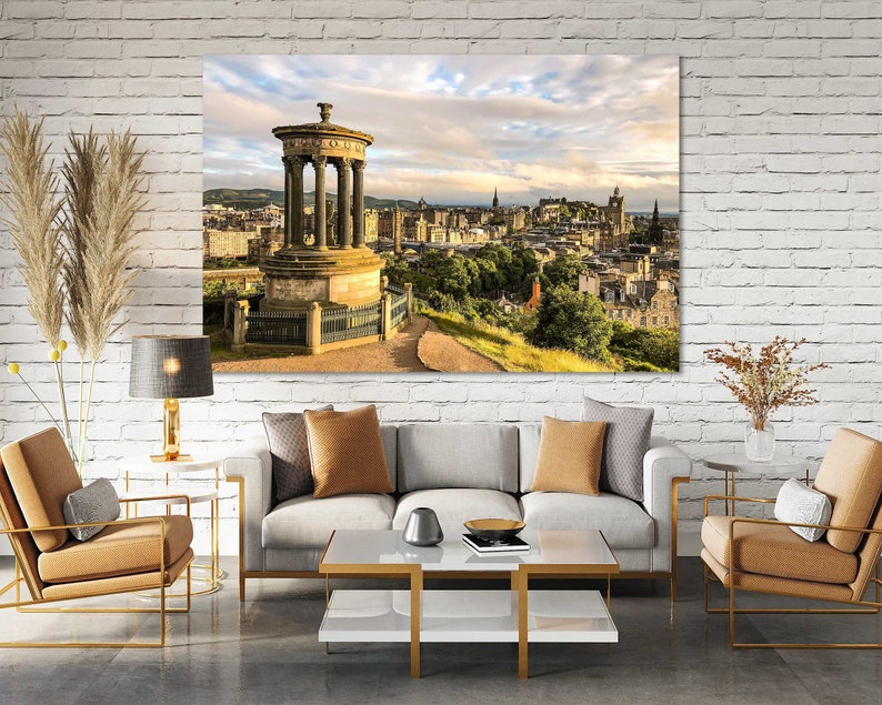 Canvas Set of Edinburgh Scotland Edinburgh Art Deco Home - Etsy