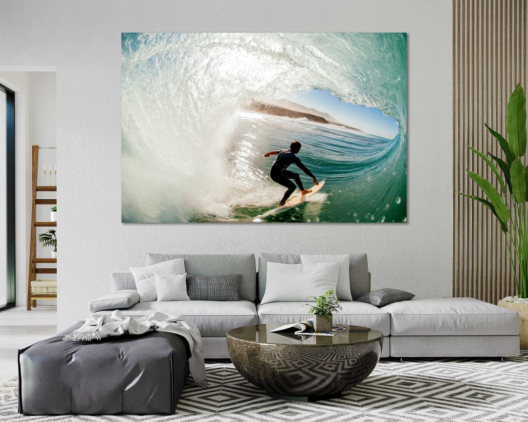 Surf Wall Art Surf Wall Decor Surf Canvas Surf Photography Surfboard ...