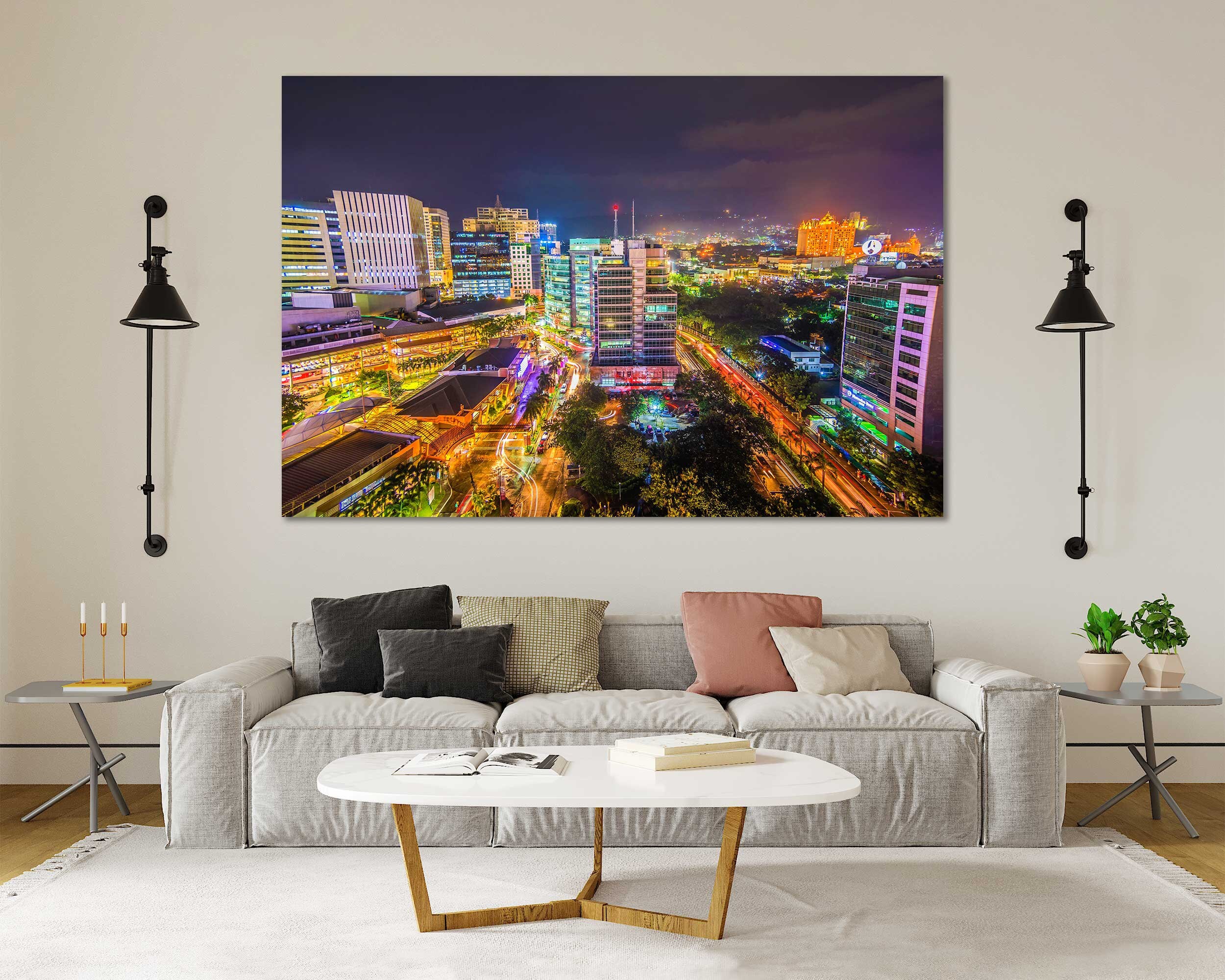 Canvas set of Cebu City Philippines art wall | Etsy