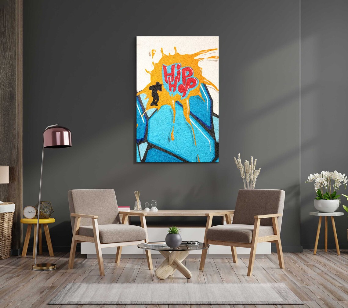 Graffiti Hip Hop Wall Art Graffiti Wall Canvas Art - Etsy