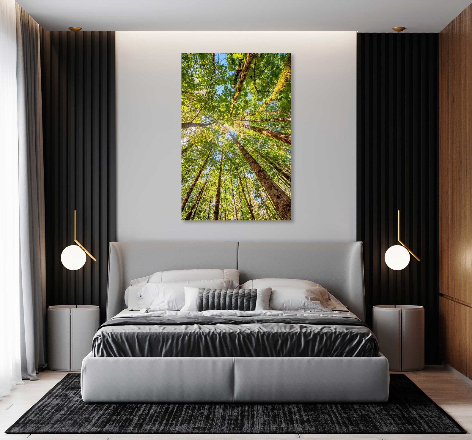 Green Trees Home Decor Art Trees Wall Decor Prints Forest - Etsy