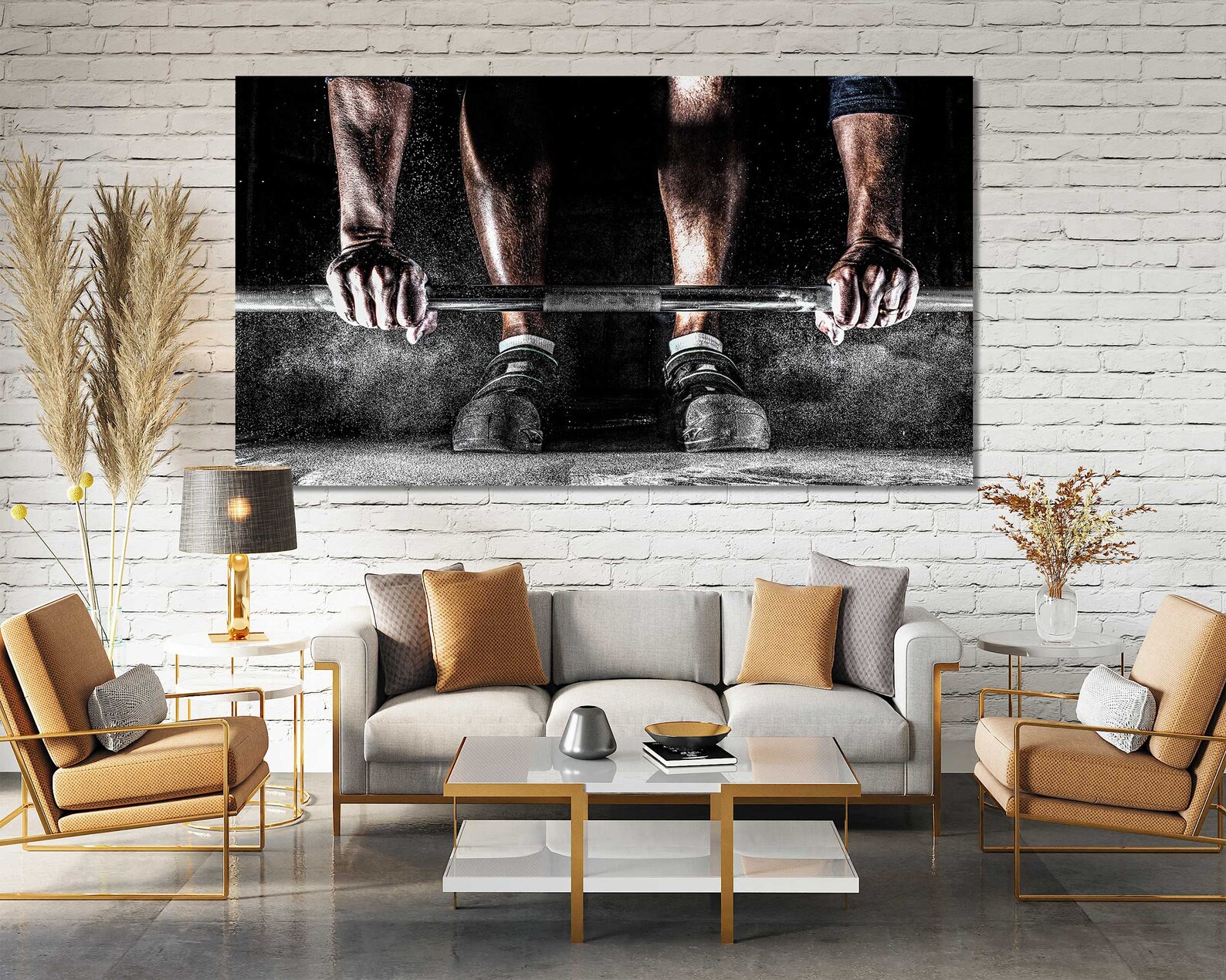 Gym Canvas Prints Wall Art Crossfit Canvas Art for Wall Decor Gym ...