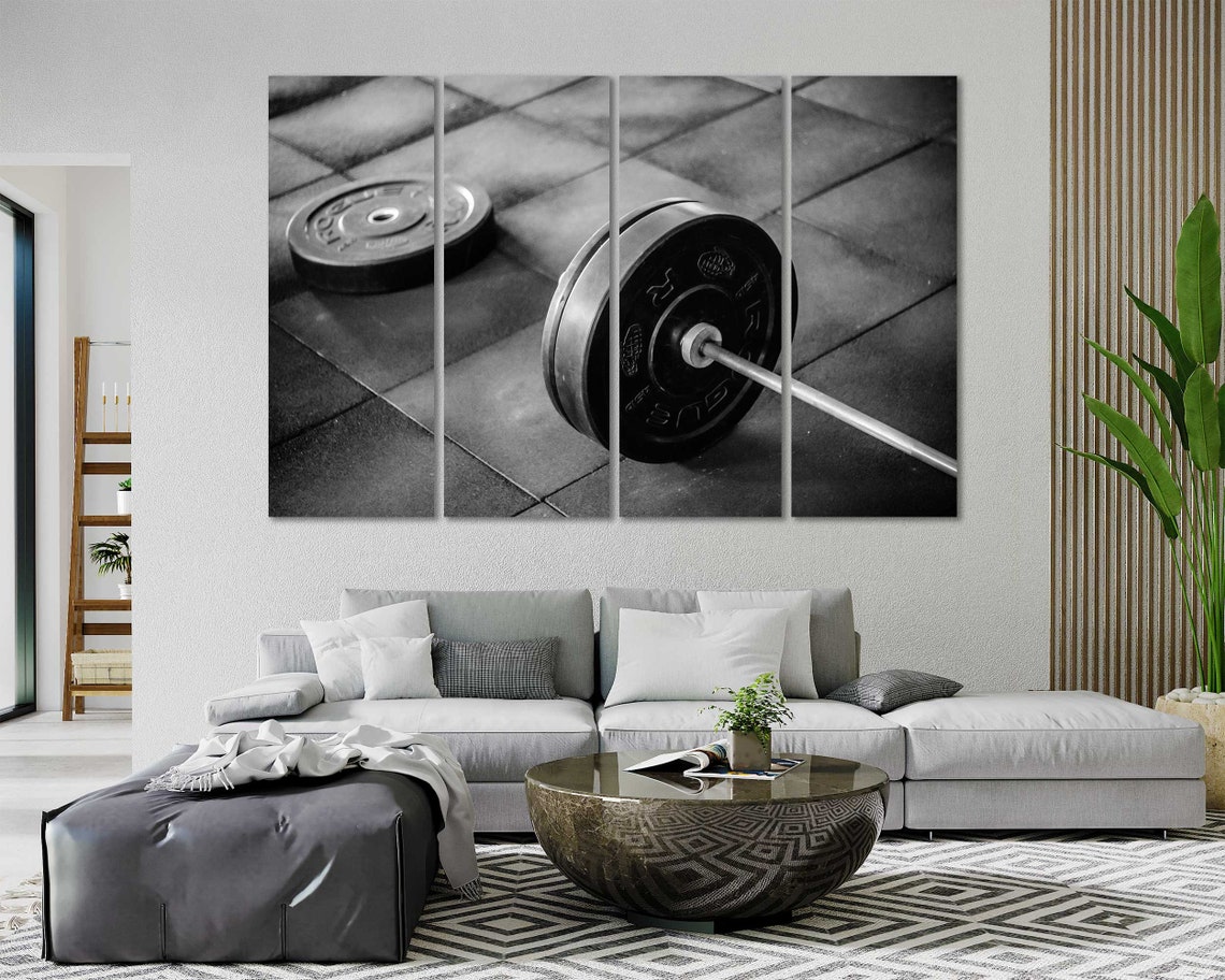 GYM Art for Wall Decor Fitness Wall Art Sport Print Canvas - Etsy