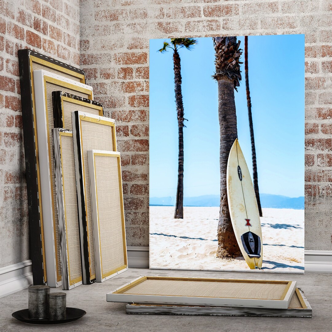 Surf Print Surfboard Canvas Art Surfboard Wall Art Surfboard - Etsy