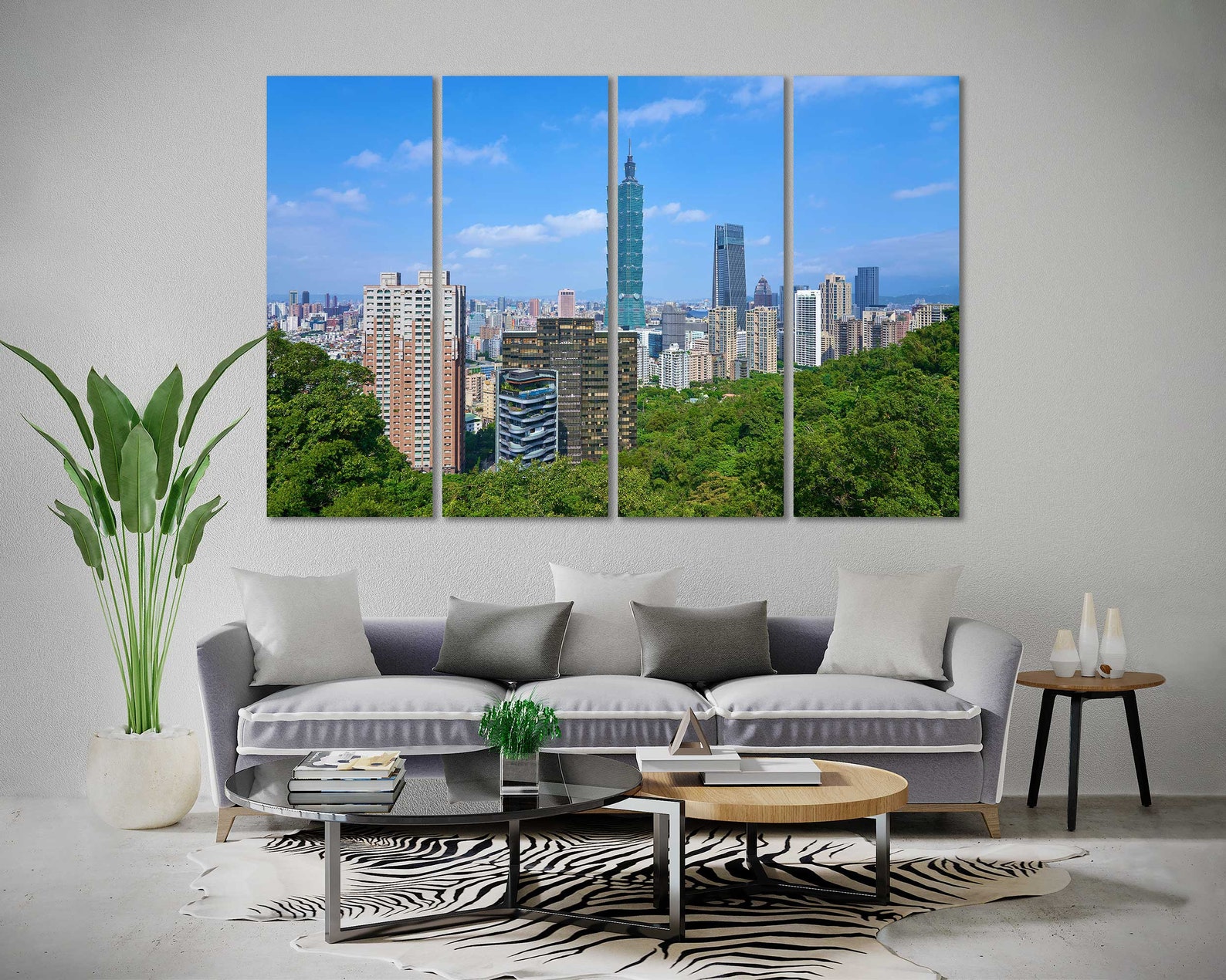 Taipei Art Taipei Wall Art Taipei Skyline Taipei Wall Decor - Etsy