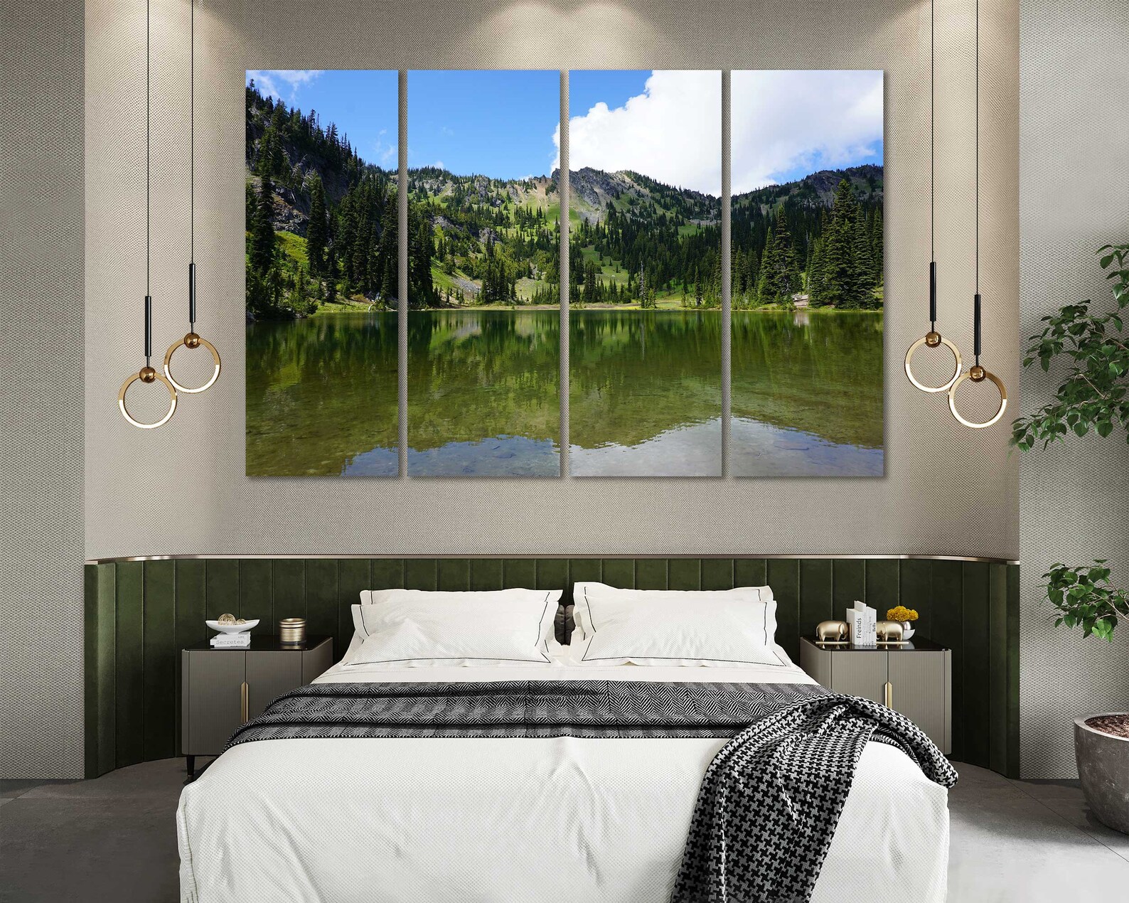 Canvas Set of Chinook Pass Print Wall Art, Washington Nature Picture ...