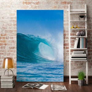 Waves Coastal Decor Coastal Wall Art Ocean Water Beach Wall Art Sea ...