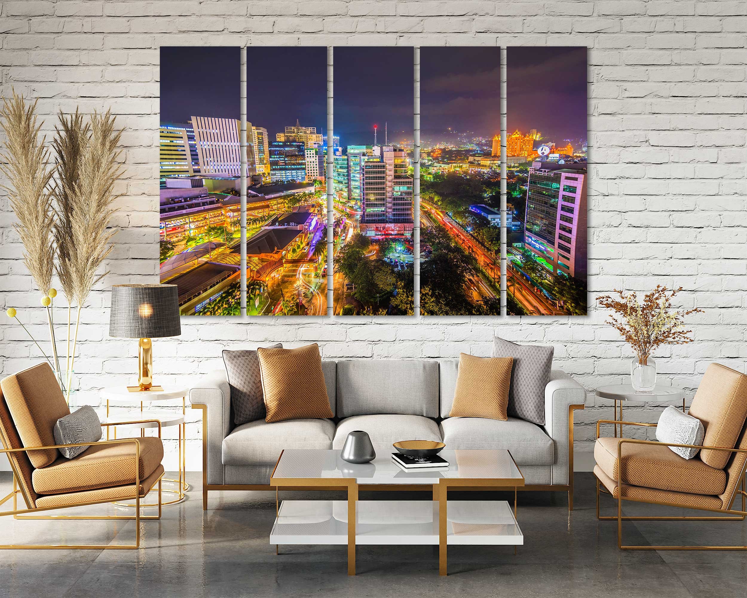 Canvas Set of Cebu City, Philippines Art Wall, Cebu Print Canvas, Cebu ...