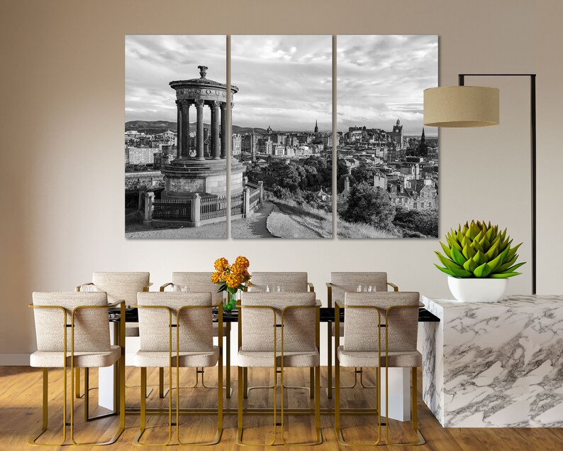 Canvas Set of Edinburgh Scotland Edinburgh Art Deco Home - Etsy