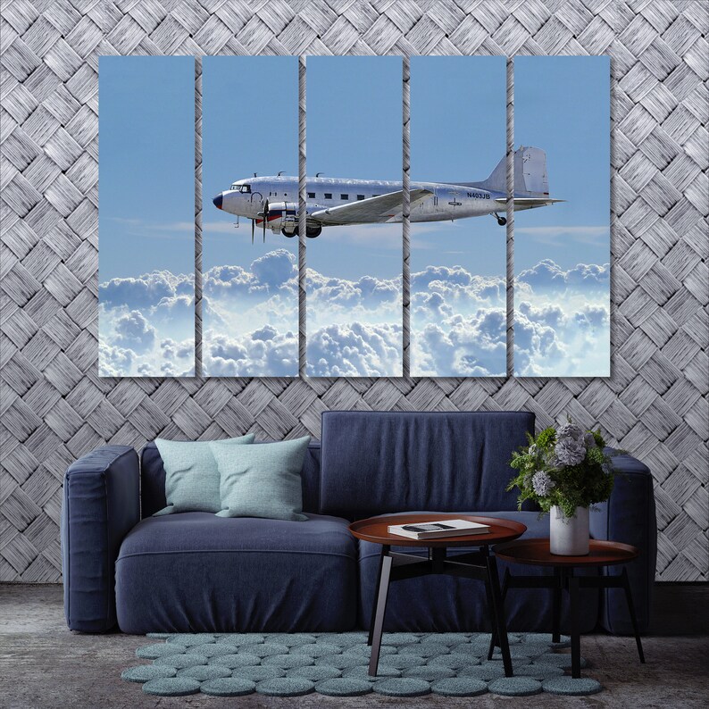Canvas Set of Airplane Aircraft Cool Canvas Art Aerodrome | Etsy