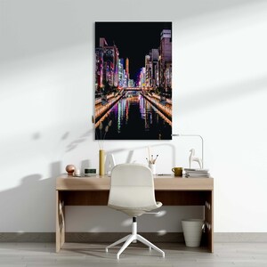 Osaka Wall Decor for Home, Japan Print Canvas Art, Osaka Cityscape ...