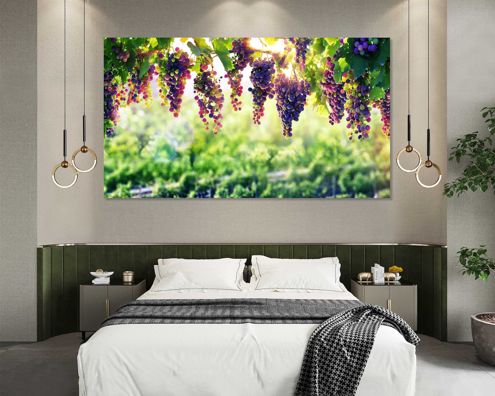 Grapes Kitchen Decor Kitchen Wall Decor Kitchen Art Kitchen Wall Art ...