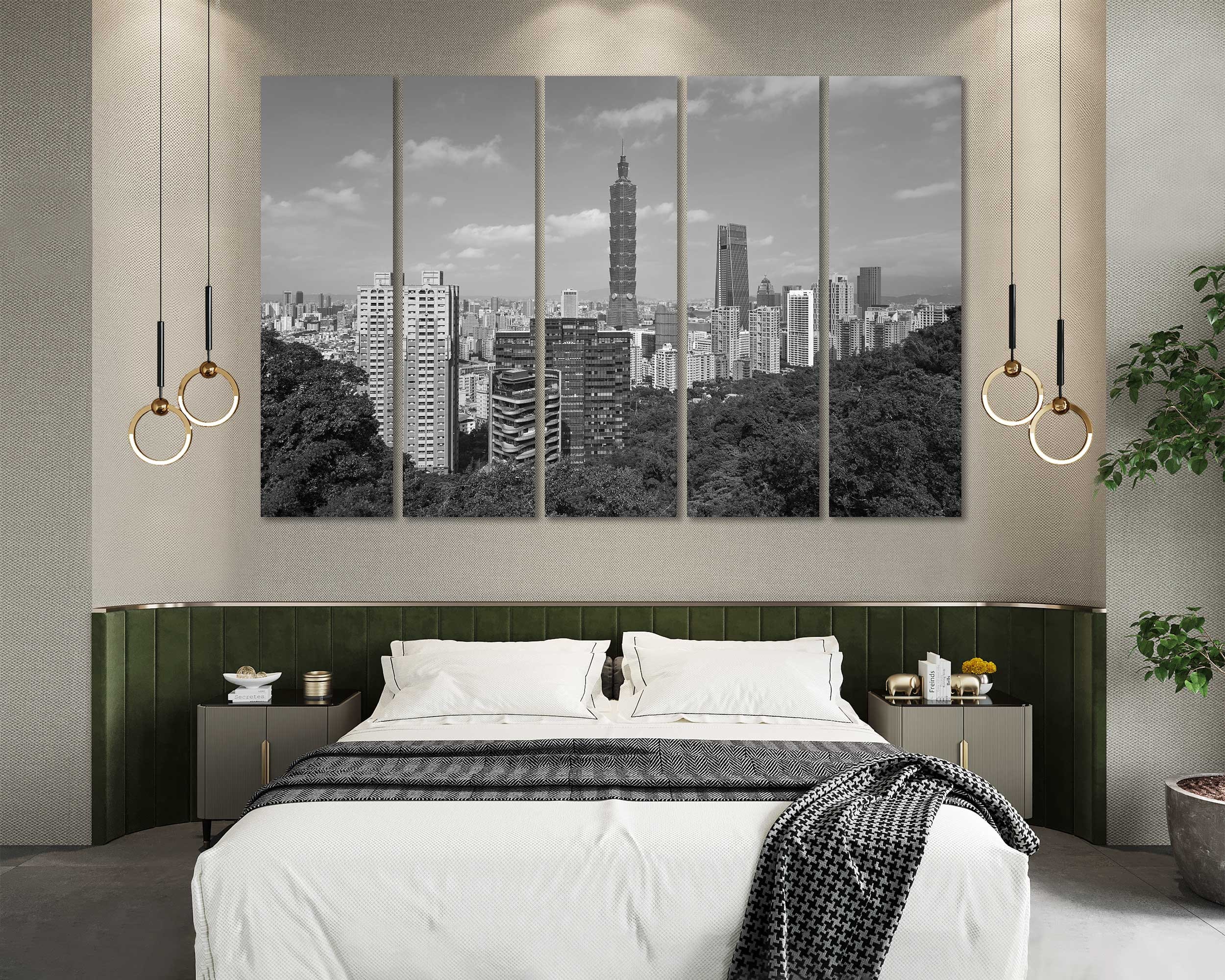 Taipei Art Taipei Wall Art Taipei Skyline Taipei Wall Decor - Etsy