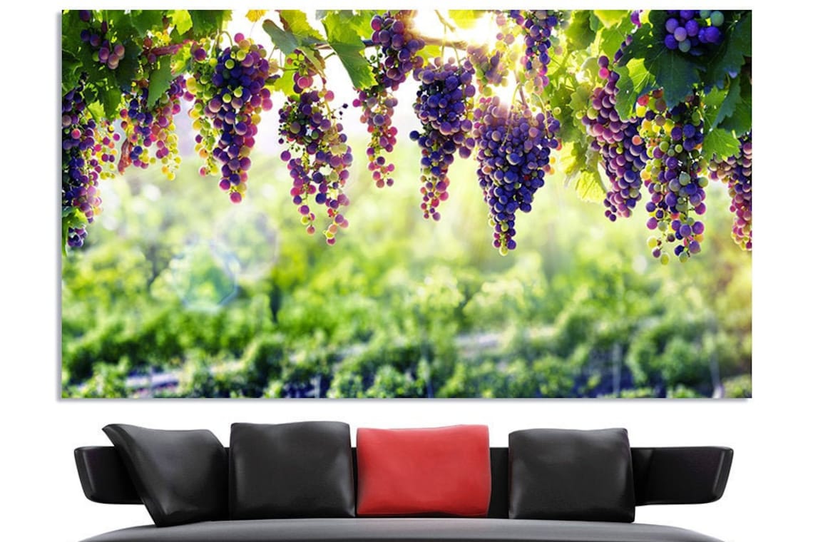 Grapes kitchen decor kitchen wall decor kitchen art kitchen | Etsy
