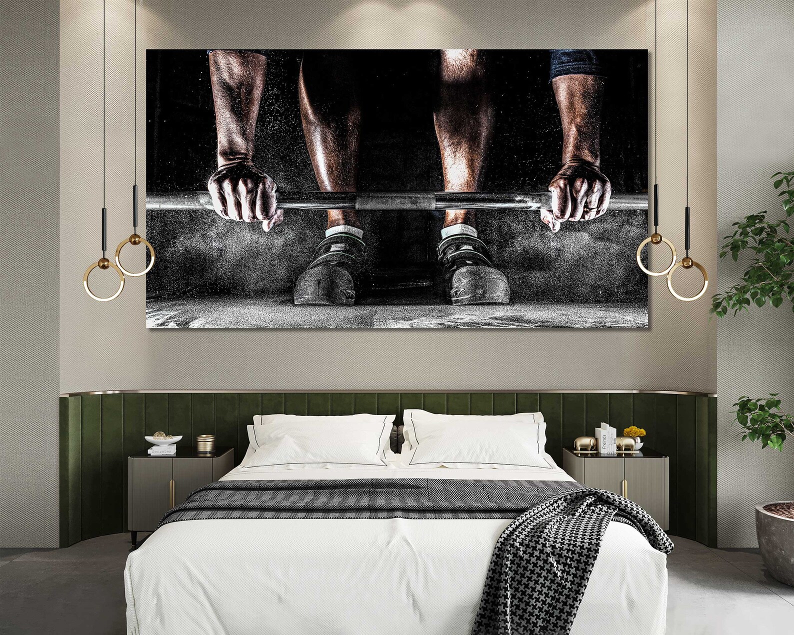 Gym Canvas Prints Wall Art Crossfit Canvas Art for Wall Decor Gym ...