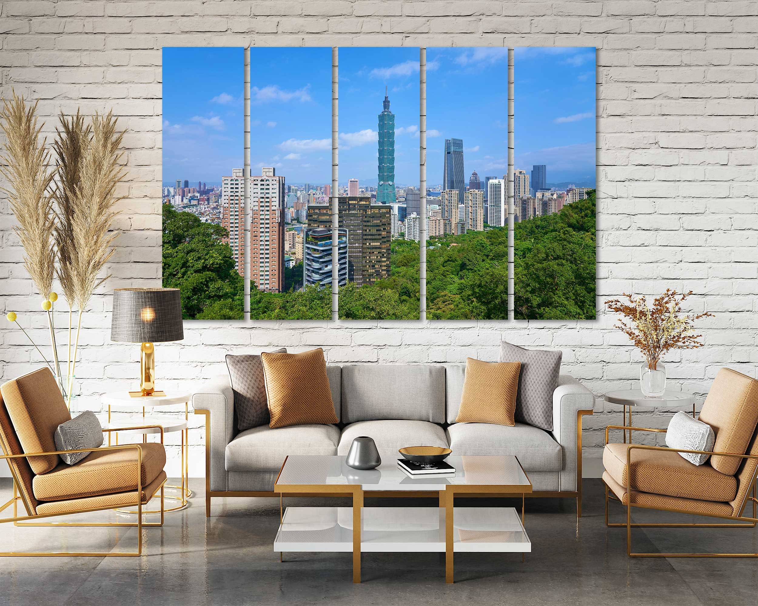 Taipei Art Taipei Wall Art Taipei Skyline Taipei Wall Decor - Etsy