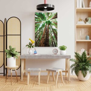 Forest Trees Wall Home Decor, Green Forest Trees Wall Art for Living ...