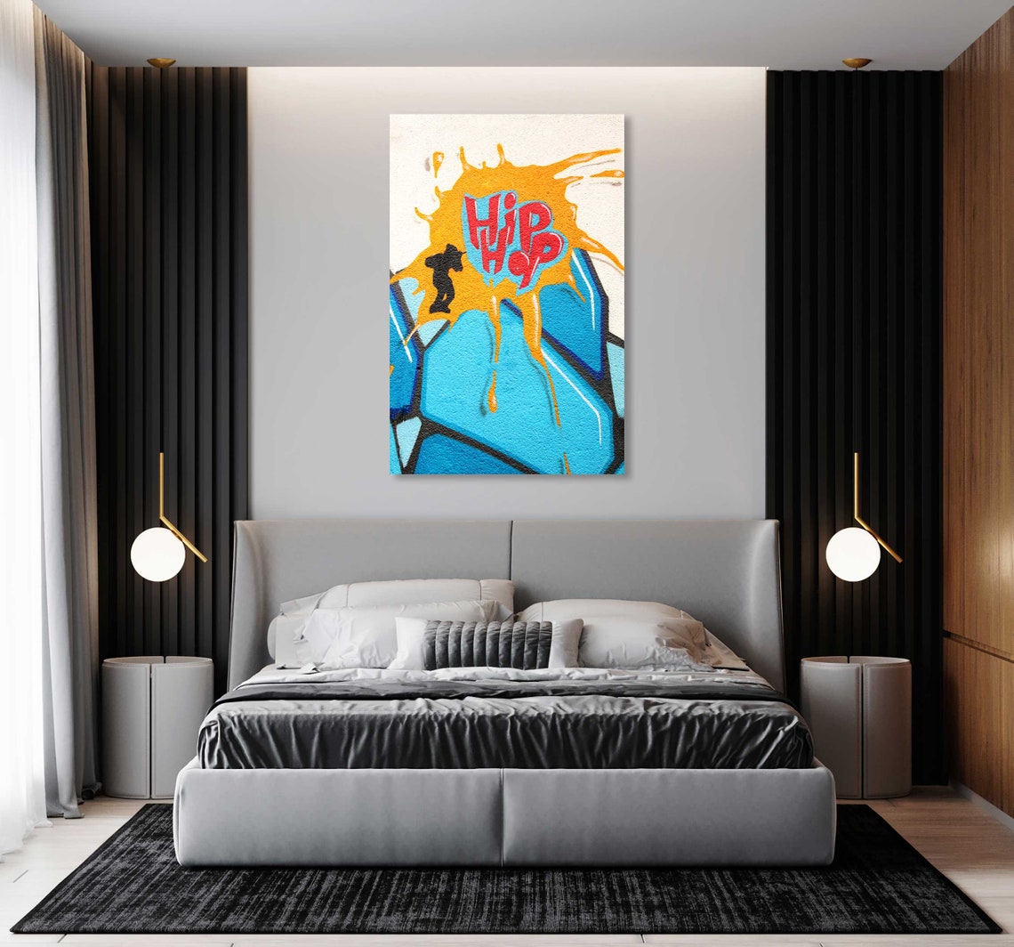 Graffiti Hip Hop Wall Art Graffiti Wall Canvas Art - Etsy