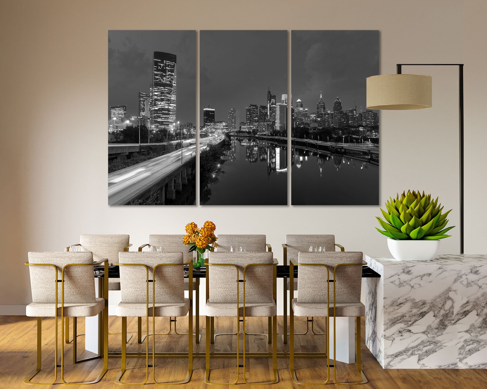 Canvas Set of Philadelphia City Pennsylvania Wall Decor - Etsy