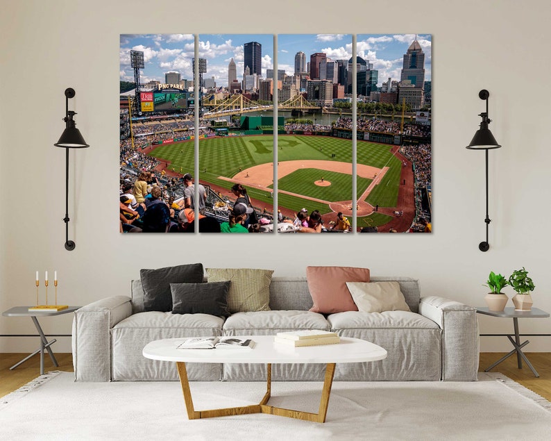 PNC Park Pittsburgh Wall Art – Baseball Stadium Print | Pennsylvania ...