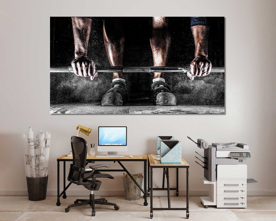 Gym Canvas Prints Wall Art Crossfit Canvas Art for Wall Decor Gym ...