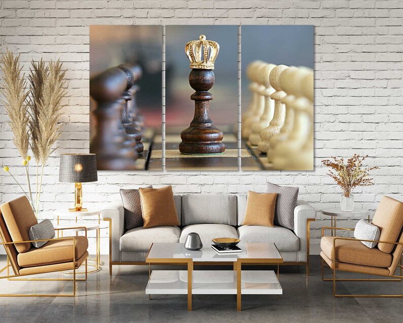 Chess Canvas Wall Art Chess Multi Panel Wall Decor for Home - Etsy