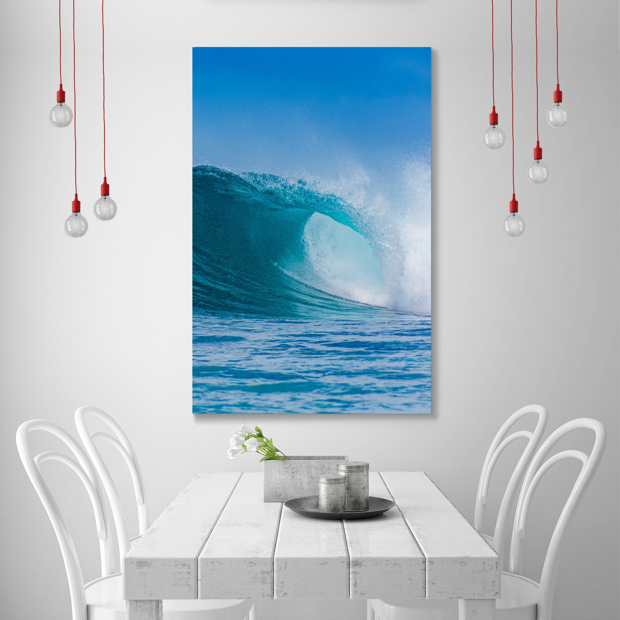 Waves Coastal Decor Coastal Wall Art Ocean Water Beach Wall | Etsy