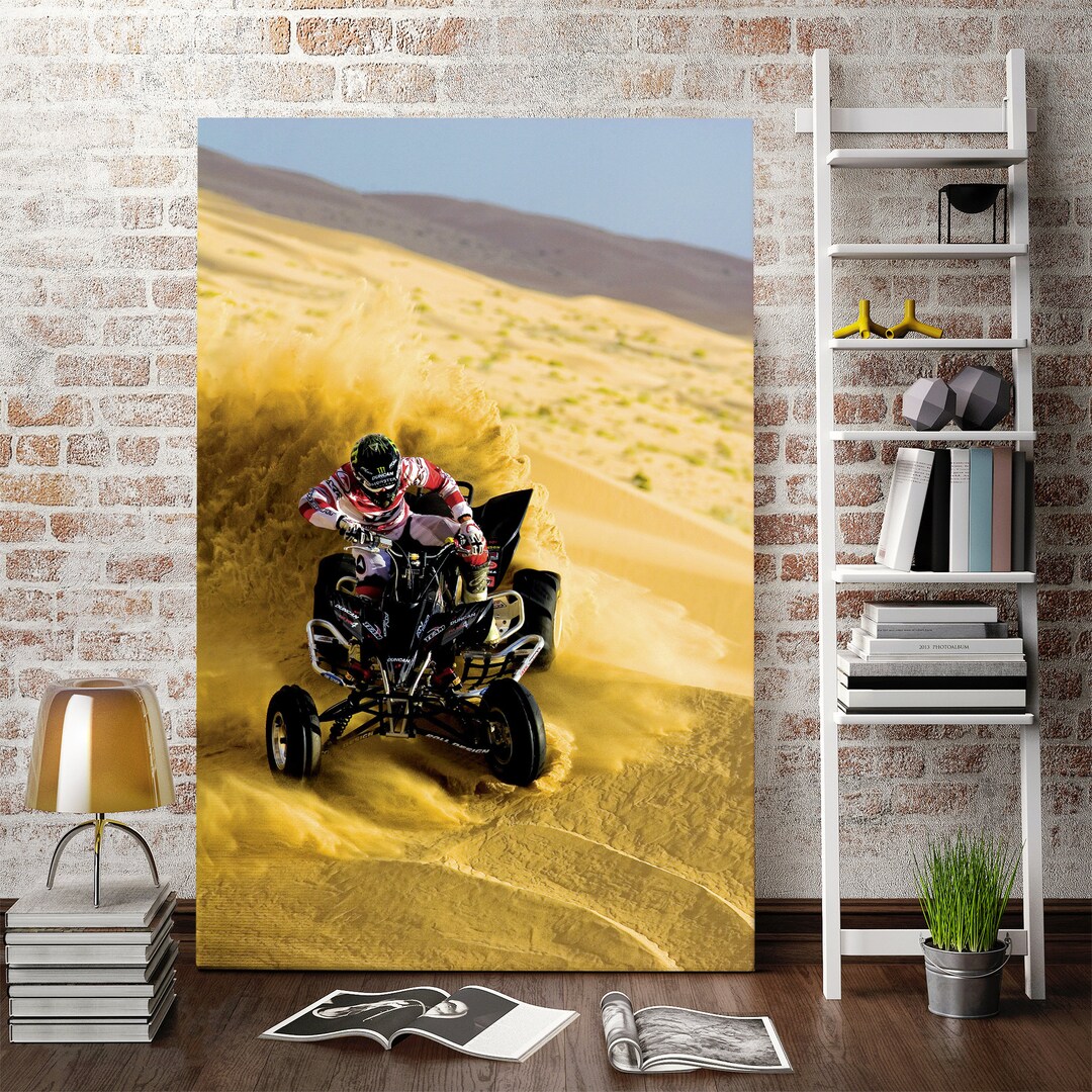 ATV Desert Adventure Photography Print – Extreme Sports Wall Art | Sand ...