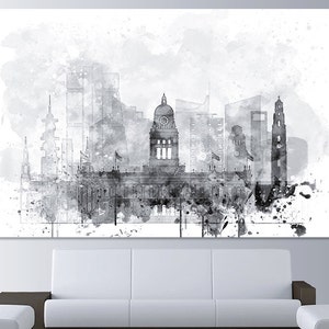 Leeds Large Wall Art Sale Leeds Wall Painting Decor Leeds Wall | Etsy