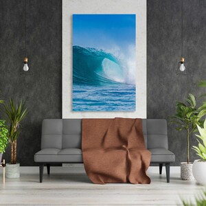 Waves Coastal Decor Coastal Wall Art Ocean Water Beach Wall Art Sea ...