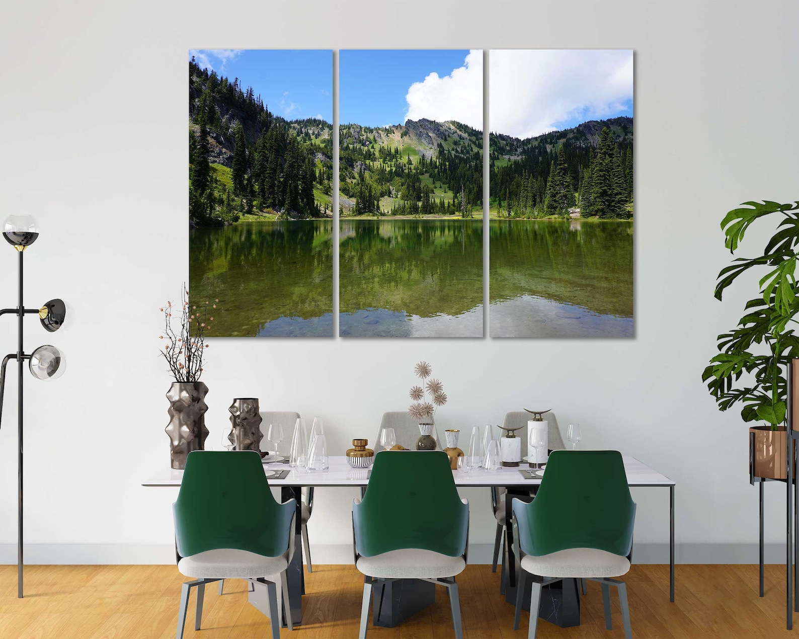 Canvas Set of Chinook Pass Print Wall Art, Washington Nature Picture ...