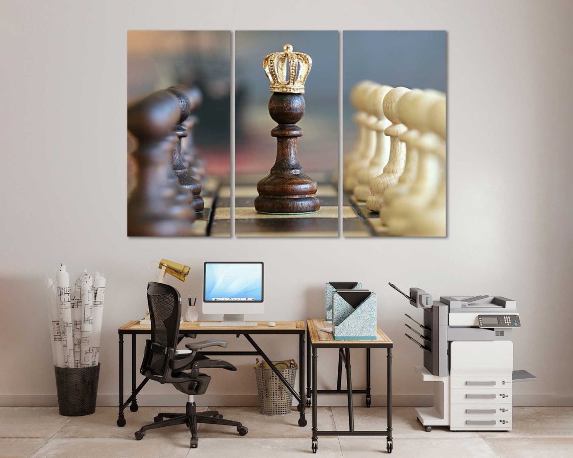 Chess Canvas Wall Art Chess Multi Panel Wall Decor for Home - Etsy