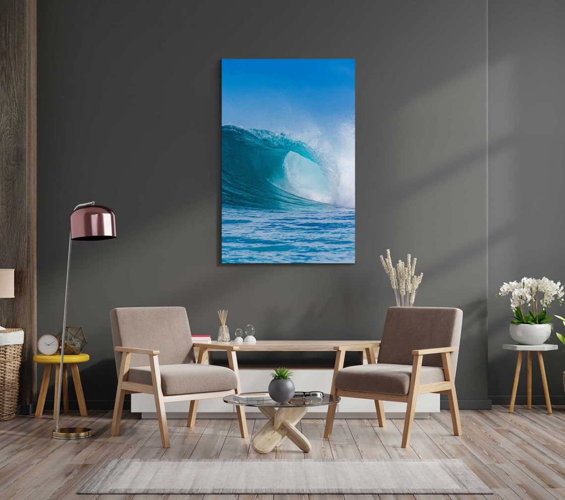 Waves Coastal Decor Coastal Wall Art Ocean Water Beach Wall | Etsy