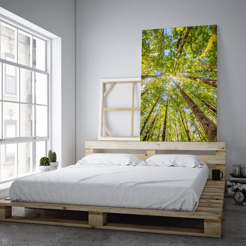 Green Trees Home Decor Art Trees Wall Decor Prints Forest - Etsy