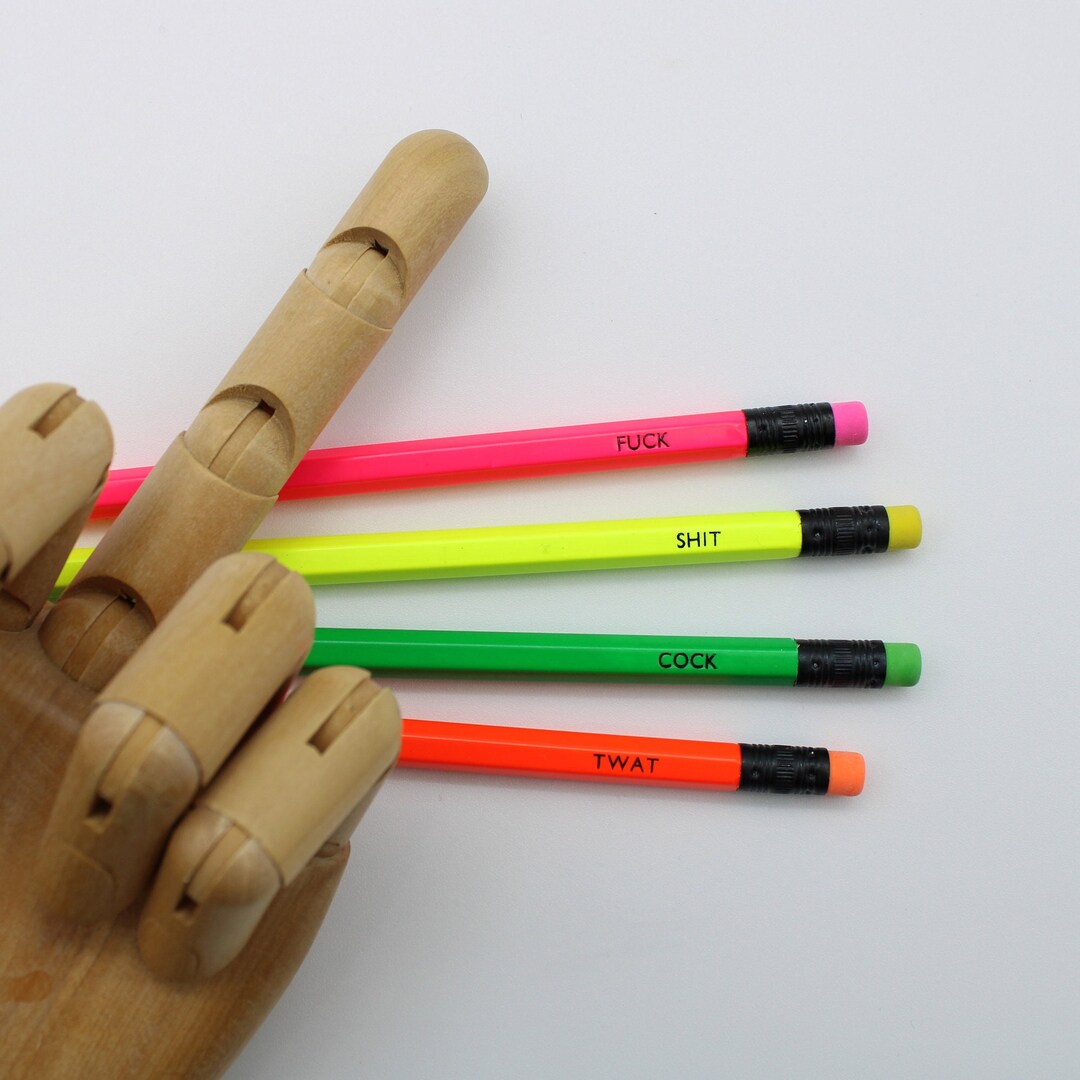 Sweary & Rude Pencil Set adult Content - Etsy