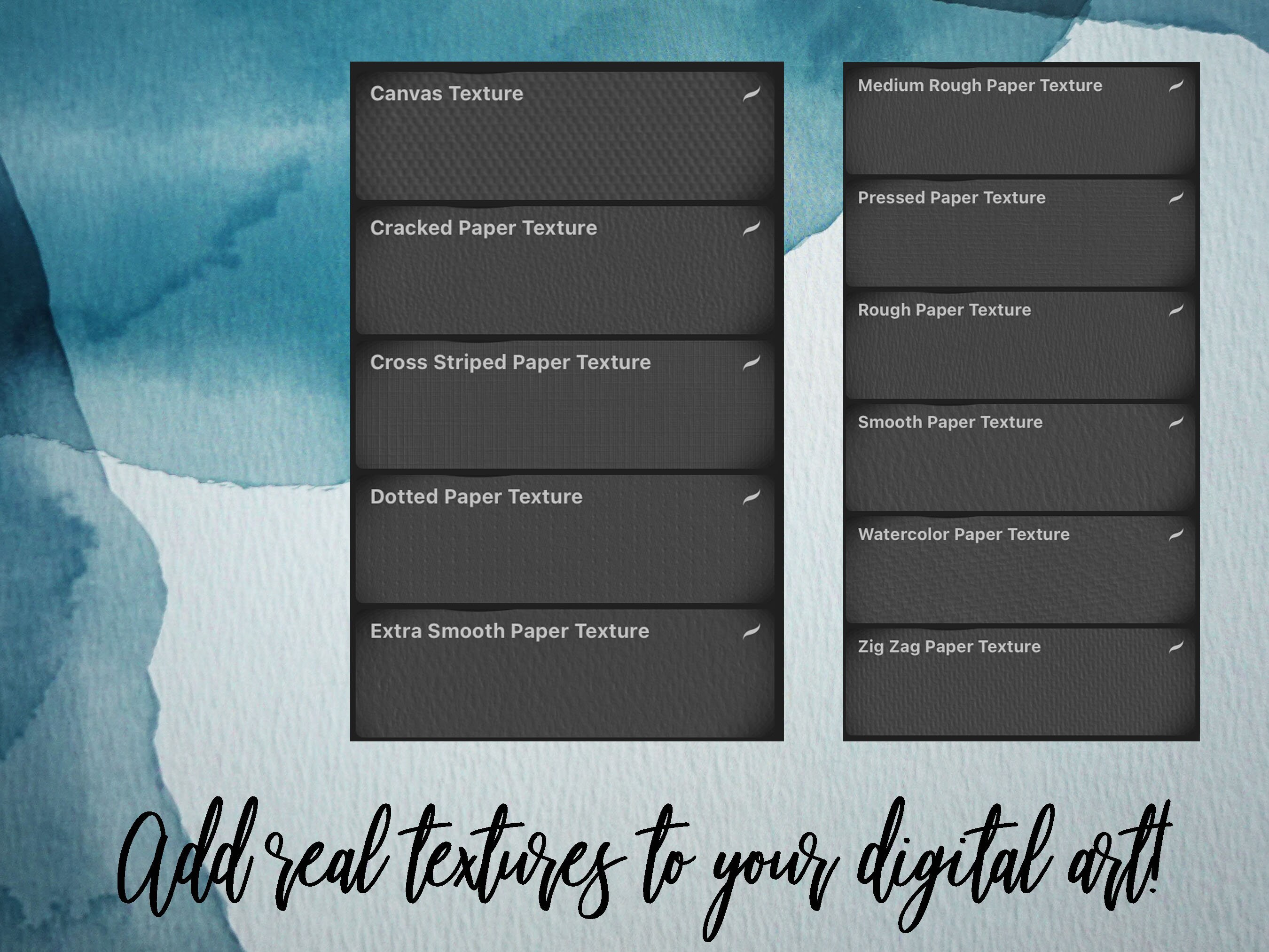 11 High Resolution Paper Textures + 11 Procreate Brushes for Digital ...