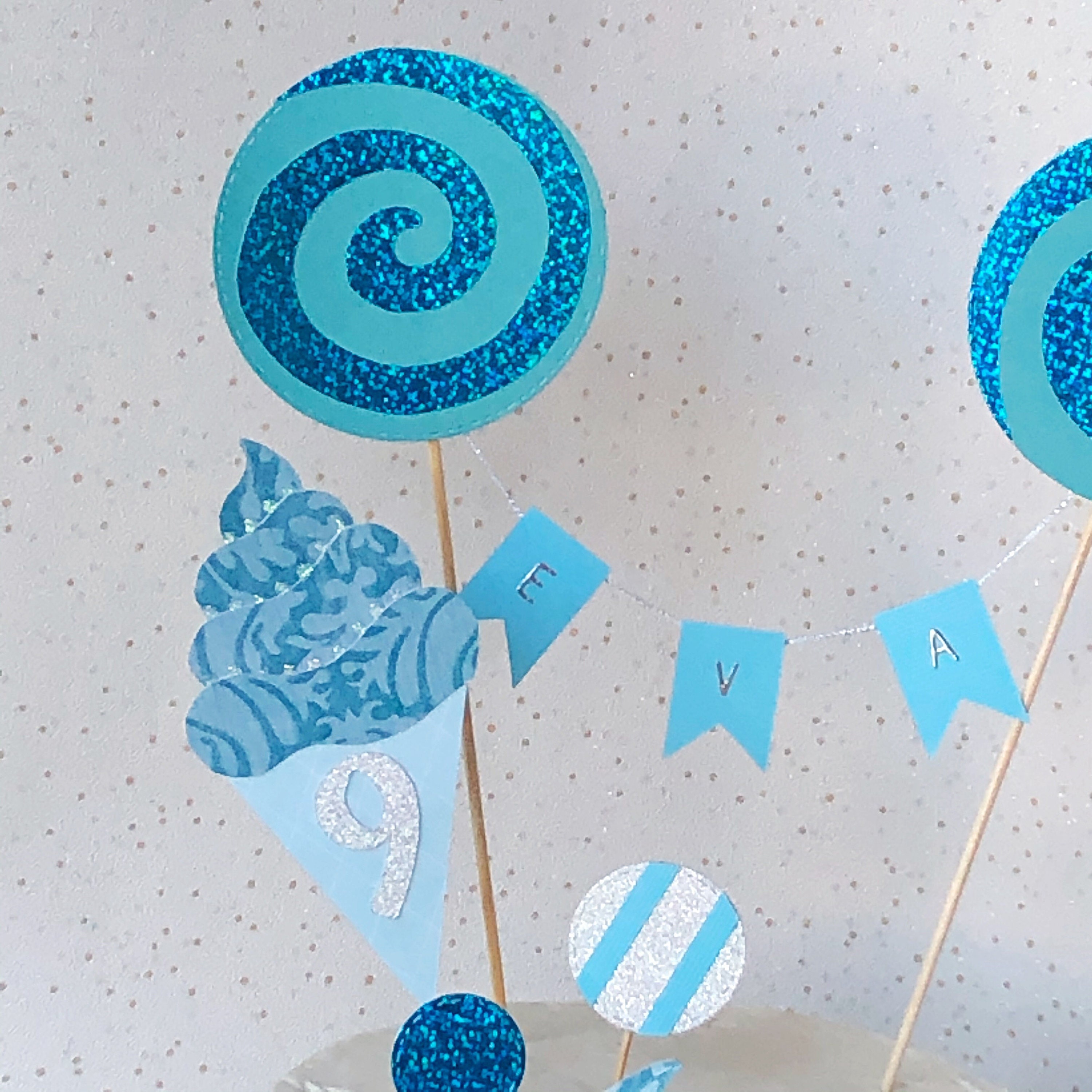 Birthday Cake Topper Personalised Candy Cake Topper Sweet - Etsy