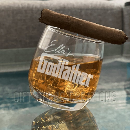Custom the Godfather Whiskey Glass Special Godparent Gift - Etsy