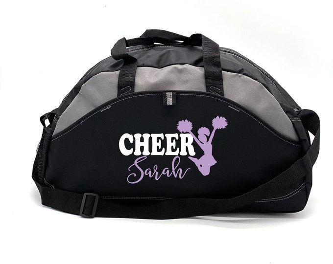 Custom Embroidered Cheerleader Spirit Duffel Bag, Includes Embroidered ...